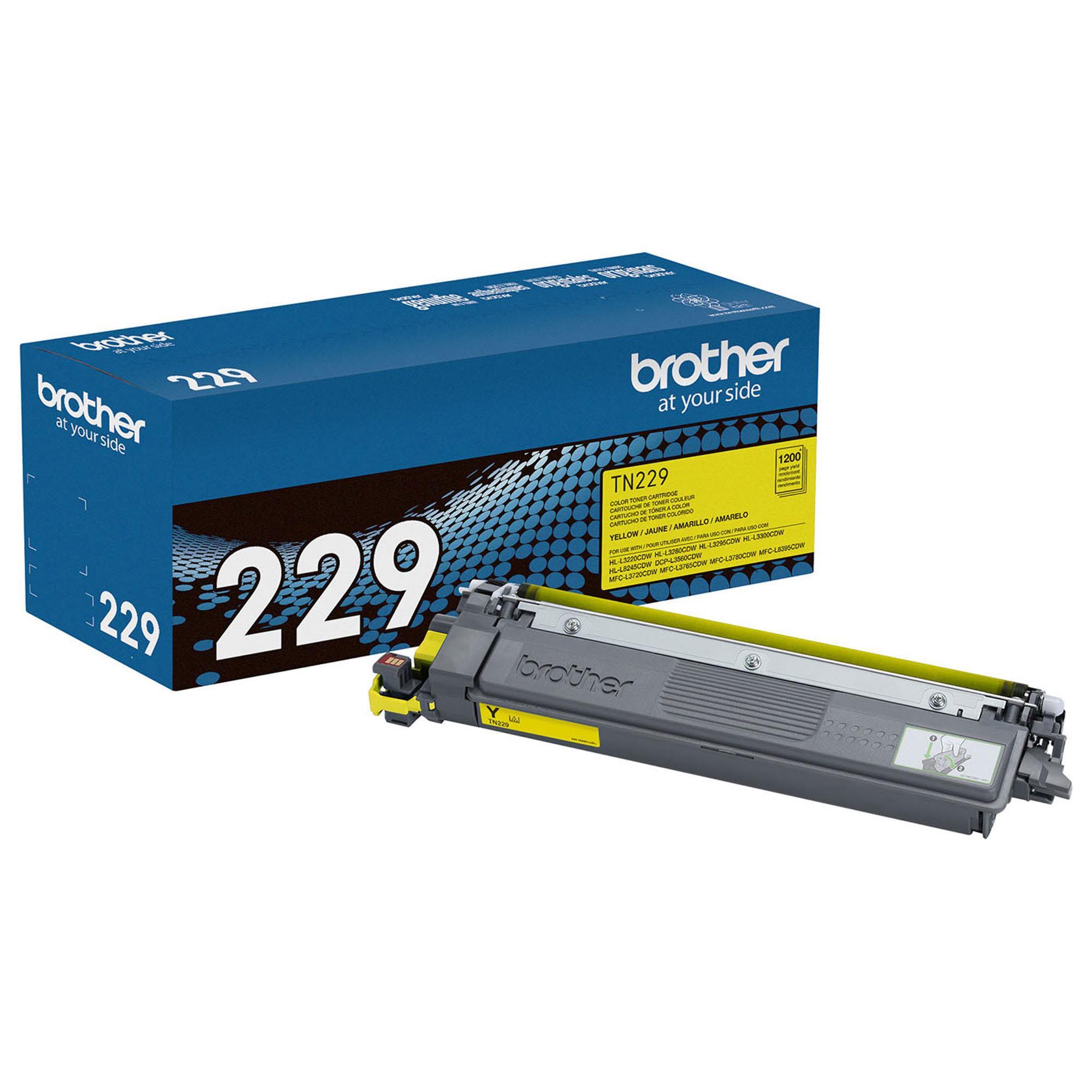 Brother Standard Yield Toner with Yields Approx 1200 Pages in Yellow