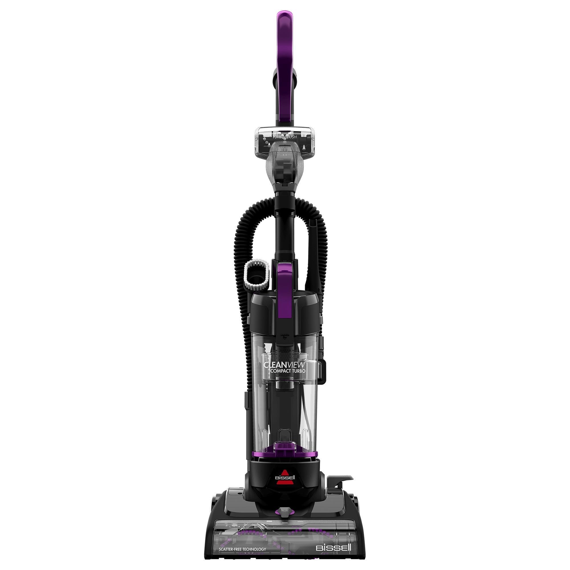 Bissell CleanView Compact Turbo Upright Vacuum in GrapeVine Purple