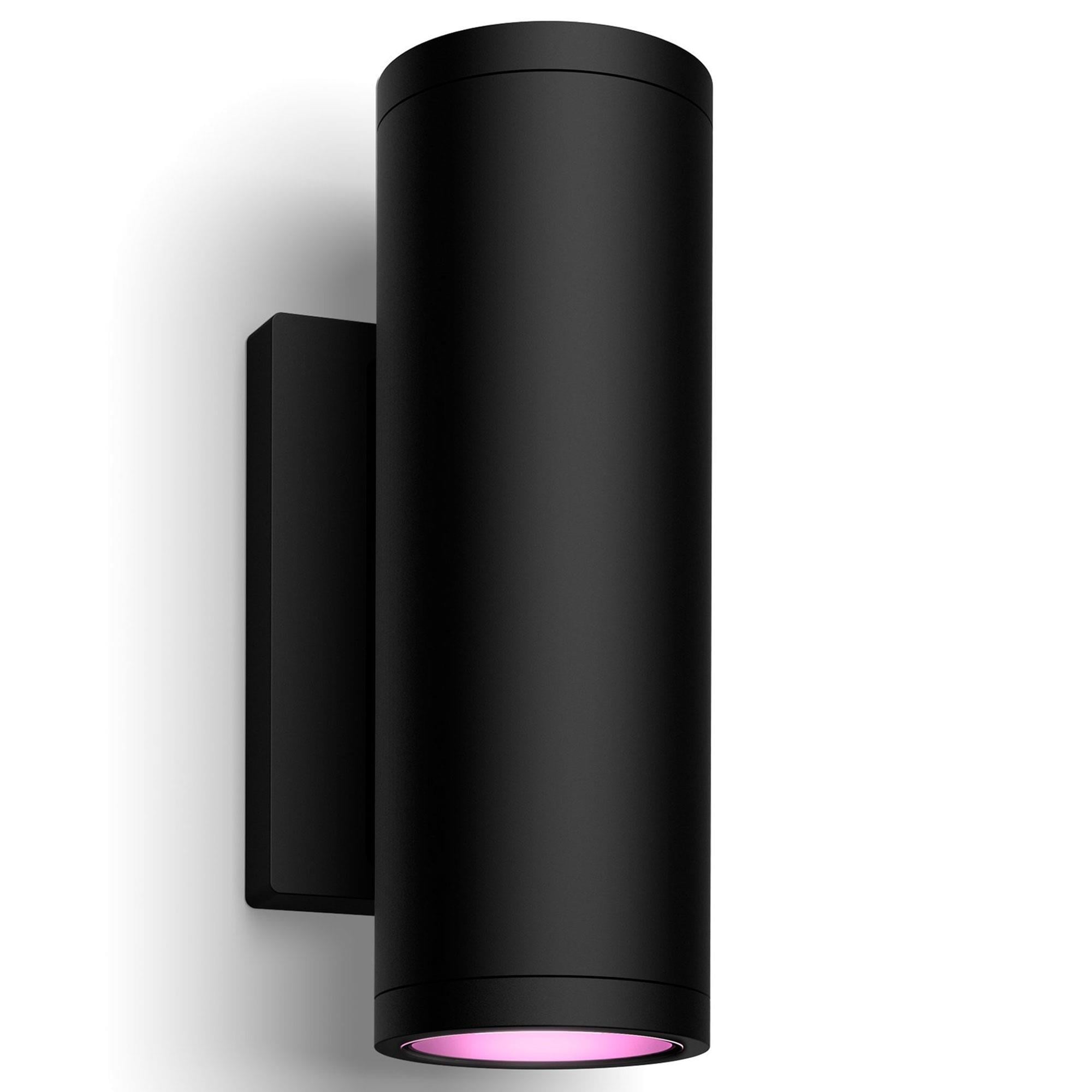 Philips Hue White and Color Outdoor Wall Light in Black