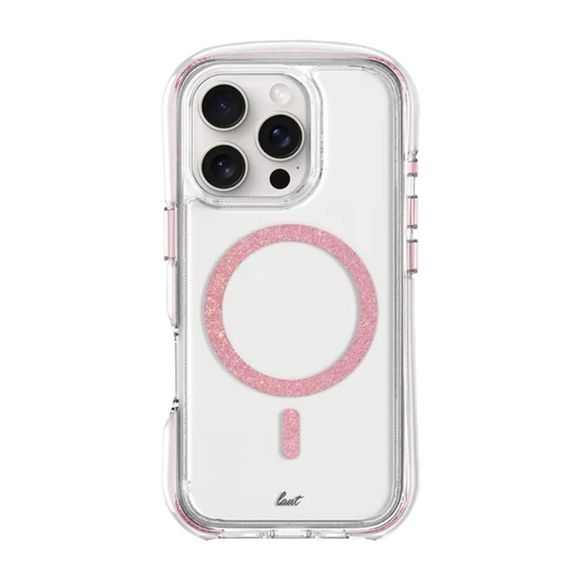 Laut Magsafe Case Aero Sparkle for iPhone 16 Pro Max - Crystal Pink | NFM