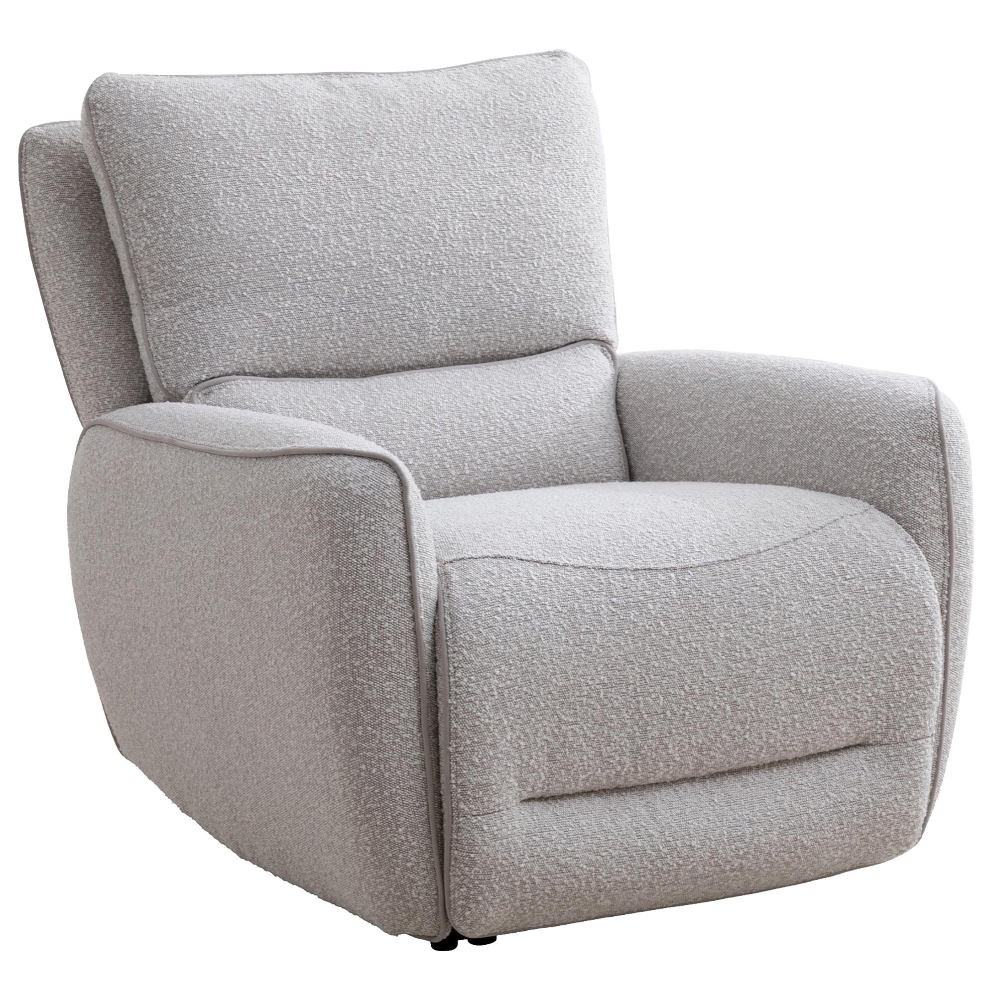 Simeon Collection Stellar Power Recliner in Blocke Cotton
