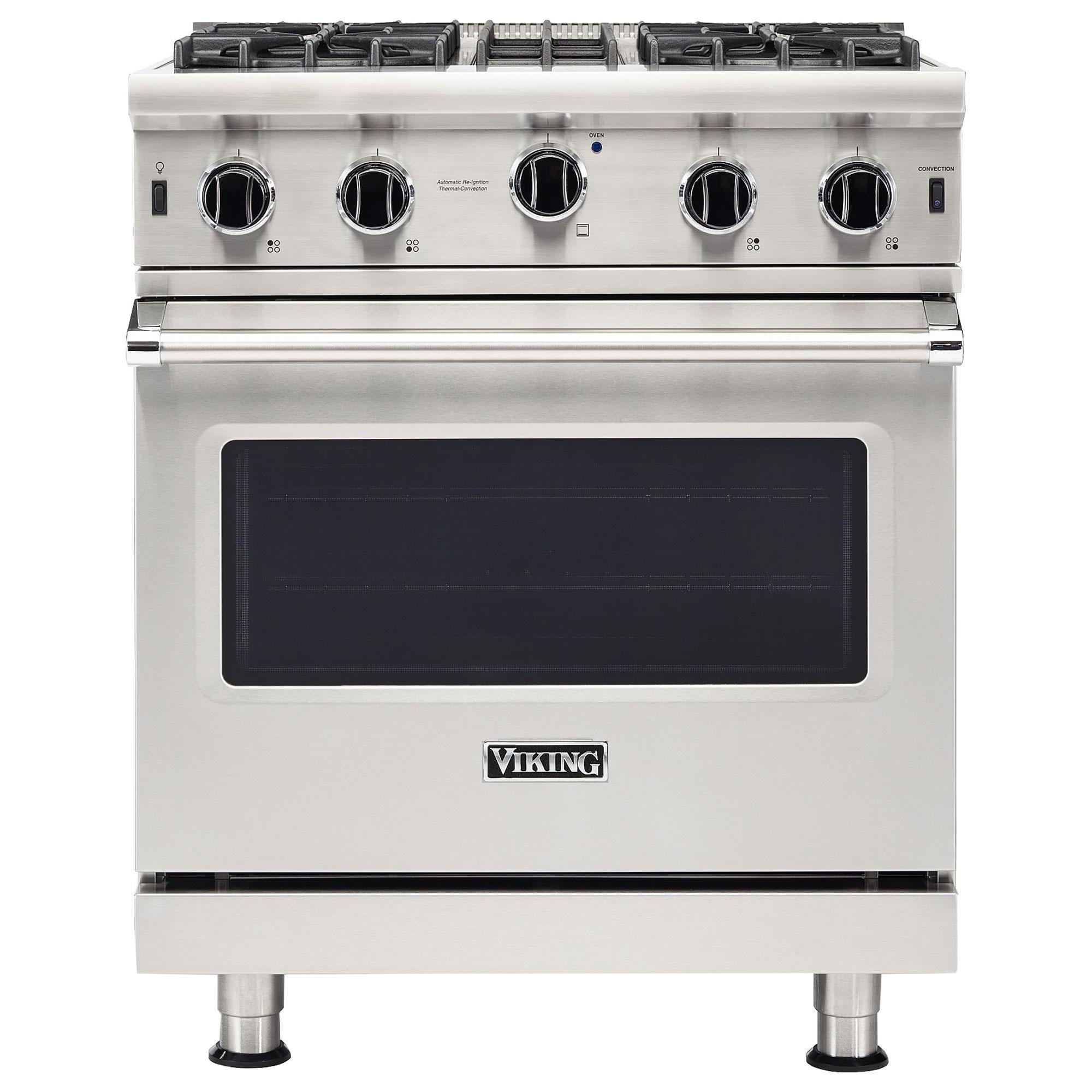 Viking Range 30" Freestanding Open Burner Gas Range in Stainless Steel ...