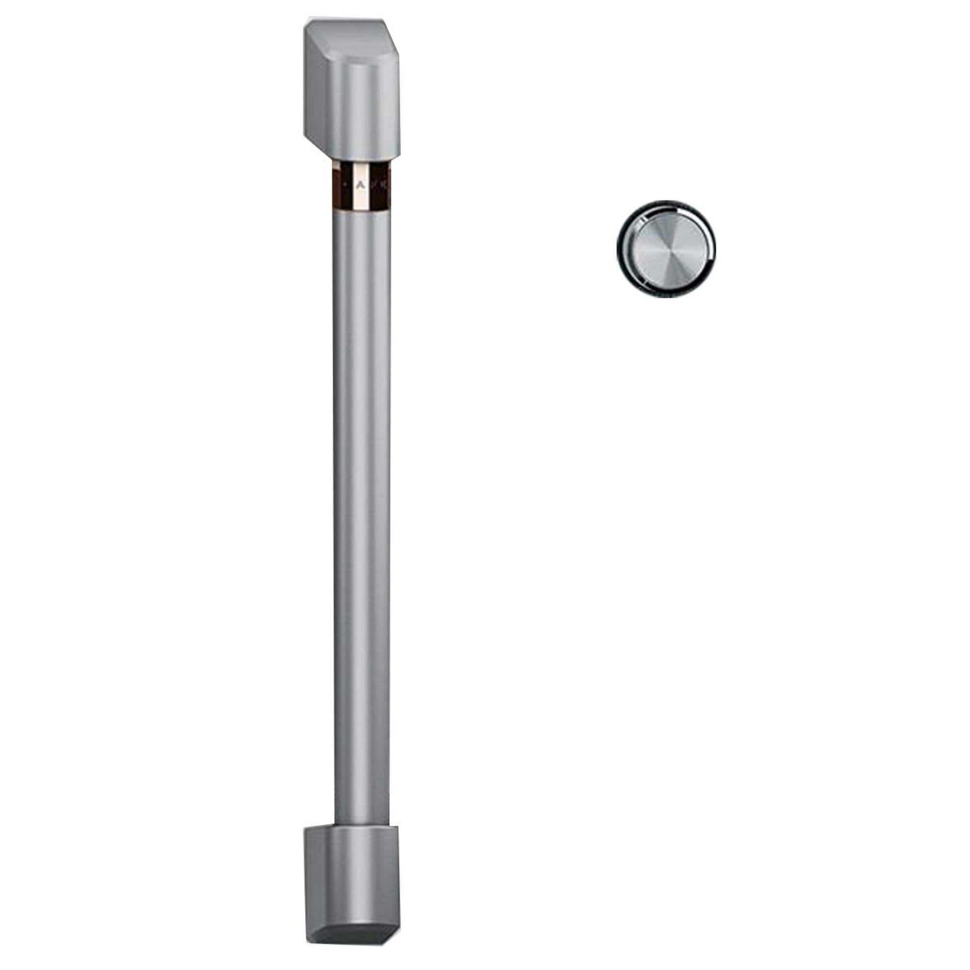 GE Cafe Handle and Knob Kit for Microwave Oven in Brushed Stainless ...